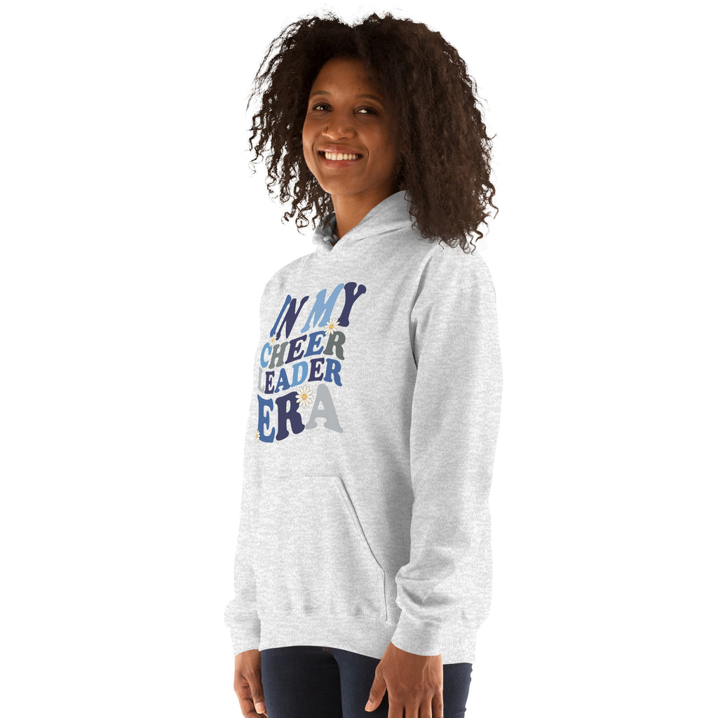 In My Cheerleader Era Hoodie – Blue & Grey Edition – Dreamline Designs