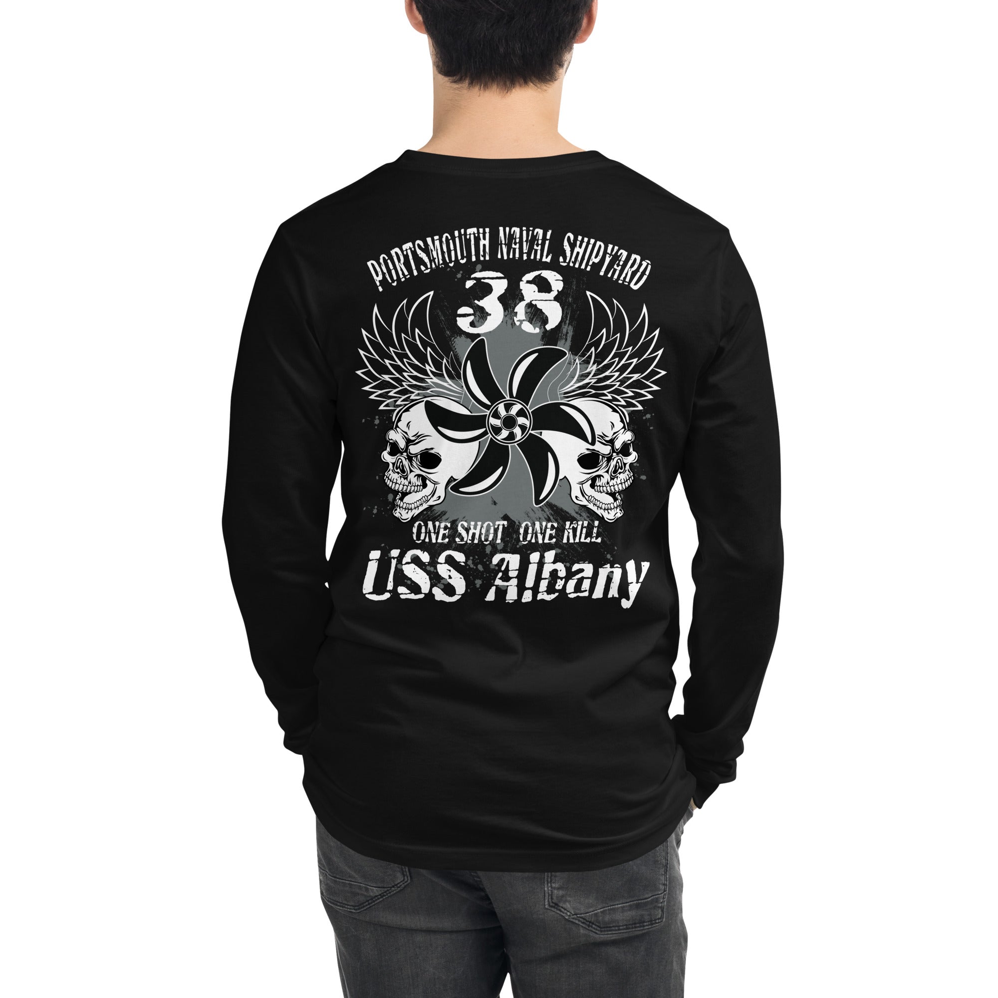 USS Albany Shop 38- Unisex Long Sleeve Tee – Dreamline Designs
